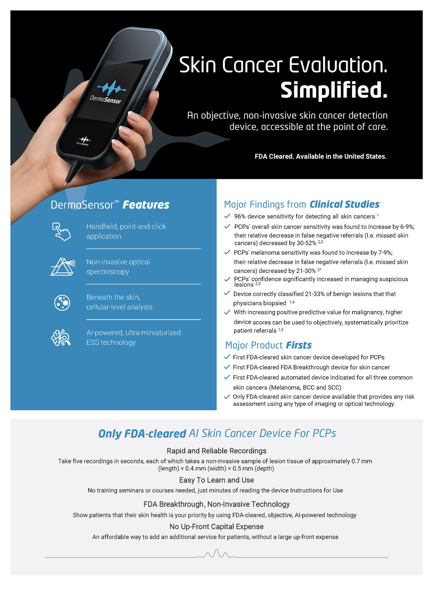 DermaSensor Product Brochure | DermaSensor